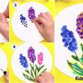 Flower Fingerprint Painting Tutorial For Kids - Kids Art & Craft