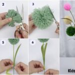 Tissue Paper Flowers - Kids Art & Craft