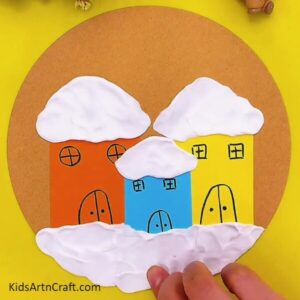 Paper House And Tree Scenery Craft Easy Tutorial for Kids - Kids Art ...
