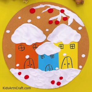 Paper House And Tree Scenery Craft Easy Tutorial for Kids - Kids Art ...