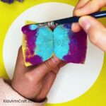 Creative Butterfly Painting Using Sponge Idea For Kids - Kids Art & Craft