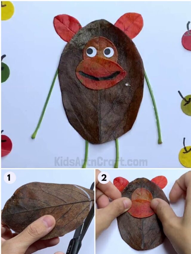 Easy Leaf Art And Craft Tutorial for Kids - Kids Art & Craft