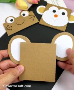 Cute Animal Faces Craft Using Cardboard Step by Step Tutorial - Kids ...
