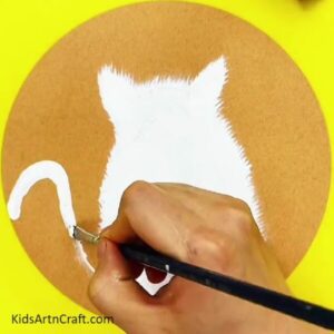 Cute Cat Easy Step By Step Artwork Painting Tutorial - Kids Art & Craft