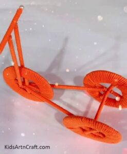 DIY Cardboard And Stick Cycle Centerpiece Home Decoration Craft For ...