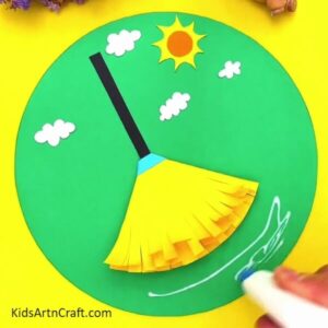 Easy Broom Cleaning Paper Craft Step-by-step Tutorial - Kids Art & Craft