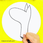 Easy Handprint Zebra Drawing Tutorial For Kids - Kids Art & Craft