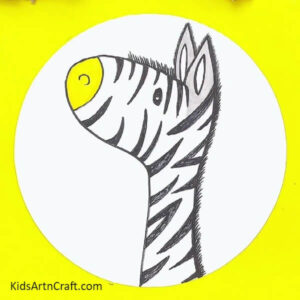 Easy Handprint Zebra Drawing Tutorial For Kids - Kids Art & Craft