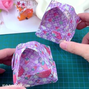 Easy Paper Basket Origami Craft Step by Step Tutorial For Kids - Kids ...