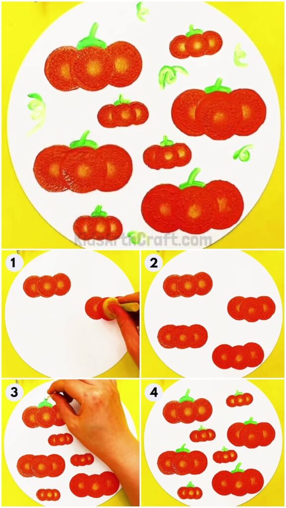 Easy to Make Red Capsicum Paint Artwork Tutorial - Kids Art & Craft