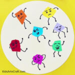 Emotion Shapes Craft Step-by-step Tutorial For Kids - Kids Art & Craft