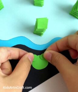 Easy Frog And Lotus Pond Paper Craft Tutorial For Beginners - Kids Art ...