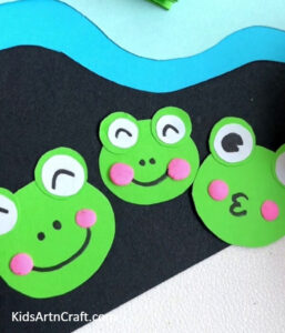 Easy Frog And Lotus Pond Paper Craft Tutorial For Beginners - Kids Art ...