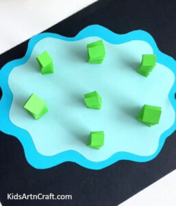 Easy Frog And Lotus Pond Paper Craft Tutorial For Beginners - Kids Art ...