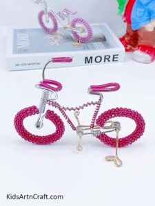 Handmade Metal Bike Toy Craft Step by Step Instructions - Kids Art & Craft