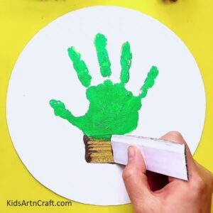 Handprint Plant Pot Painting Step by Step Instructions - Kids Art & Craft