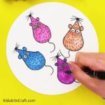 How To Draw A Cute Mouse Animal For Kids - Kids Art & Craft