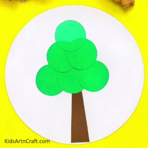 How to Make Apple Tree Craft Tutorial For Beginners - Kids Art & Craft
