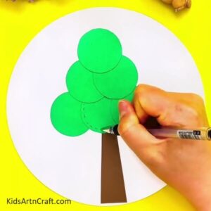 How to Make Apple Tree Craft Tutorial For Beginners - Kids Art & Craft