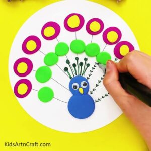 How To Make Clay Peacock Easy Tutorial For Kids - Kids Art & Craft