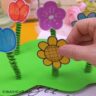 Lovely Paper Flowers Garden Craft Step by Step Tutorial - Kids Art & Craft