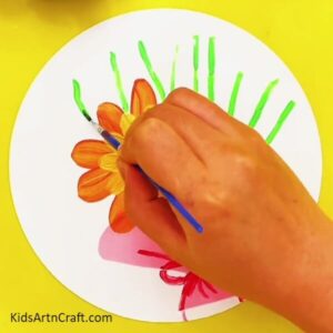 Pretty Flower Bouquet Painting Artwork Tutorial - Kids Art & Craft