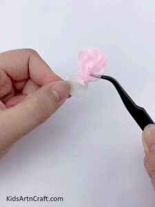 Pretty Flower Wreath Craft Using Cardboard And Wool Tutorial For Kids ...