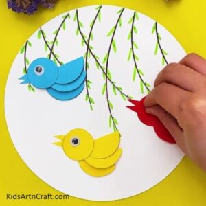 Pretty Paper Flying Birds Craft Step-by-step Tutorial For Kids - Kids ...