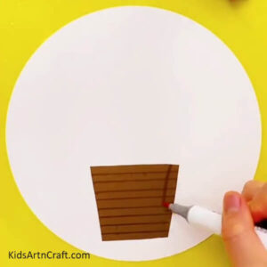 Pretty Roses Flower Pot Paper Craft Idea For Beginners - Kids Art & Craft