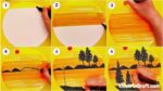 Amazing Sunset Landscape Scenery Drawing Tutorial For Kids - Kids Art ...