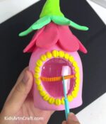 Beautiful Tinker Bell House Craft Using Plastic Bottle And Super Clay ...