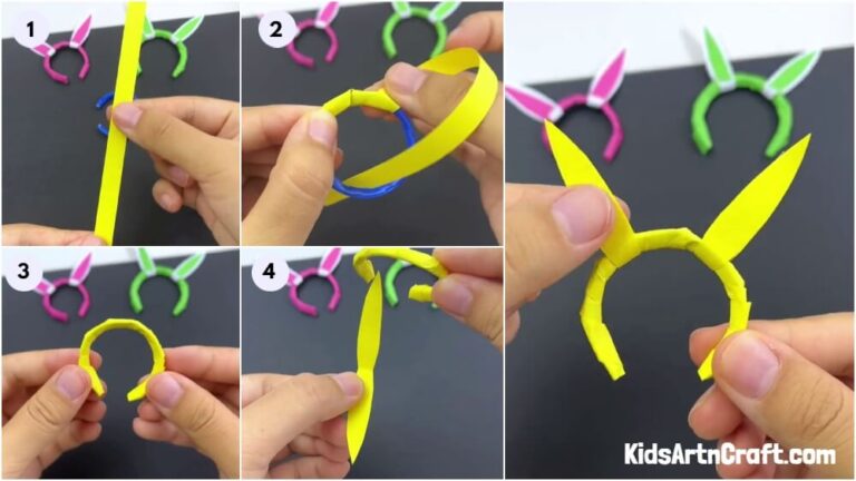 Tiny Paper Headband Craft Idea For Beginners - Kids Art & Craft