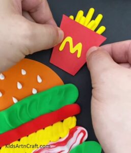 McDonald's Burger And Fries Paper And Clay Craft Tutorial For Kids ...