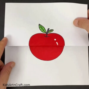 Caterpillar Eating Apple Paper Play Artwork Tutorial For Kids - Kids ...
