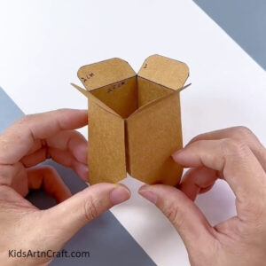 DIY Cardboard Box Flower Pot Craft Tutorial For Kids - Kids Art & Craft