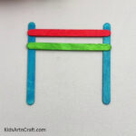 Easy Popsicle Stick Bench Craft Tutorial For Kids - Kids Art & Craft