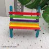 Easy Popsicle Stick Bench Craft Tutorial For Kids - Kids Art & Craft