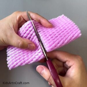 Fruit Foam Net Lotus Flower Craft Tutorial For Kids - Kids Art & Craft