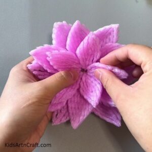 Fruit Foam Net Lotus Flower Craft Tutorial For Kids - Kids Art & Craft