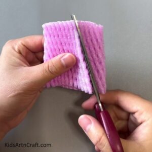 Fruit Foam Net Lotus Flower Craft Tutorial For Kids - Kids Art & Craft