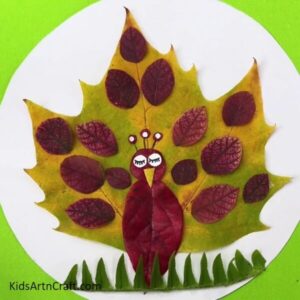 Leaf Turkey Craft Step By Step Tutorial For Kids - Kids Art & Craft