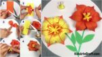 3D Lily Paper Flower Craft Tutorial For Kids - Kids Art & Craft