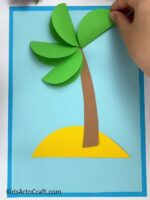 Paper Coconut Tree Craft Tutorial For Kids - Kids Art & Craft