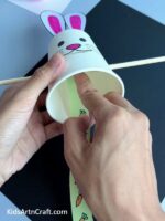 Paper Cup Bunny Eating Carrot Learning Craft Tutorial For Kids - Kids ...