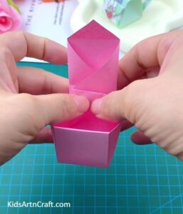 How to Make Paper Origami Backpack Craft For Kids - Kids Art & Craft
