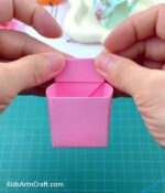 How to Make Paper Origami Backpack Craft For Kids - Kids Art & Craft