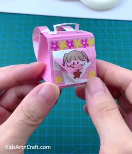 How to Make Paper Origami Backpack Craft For Kids - Kids Art & Craft