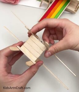 Popsicle Stick Slide Model Craft Tutorial For Kids - Kids Art & Craft