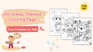 Christmas Themed Coloring Page Activities For Kids - Free Printables ...