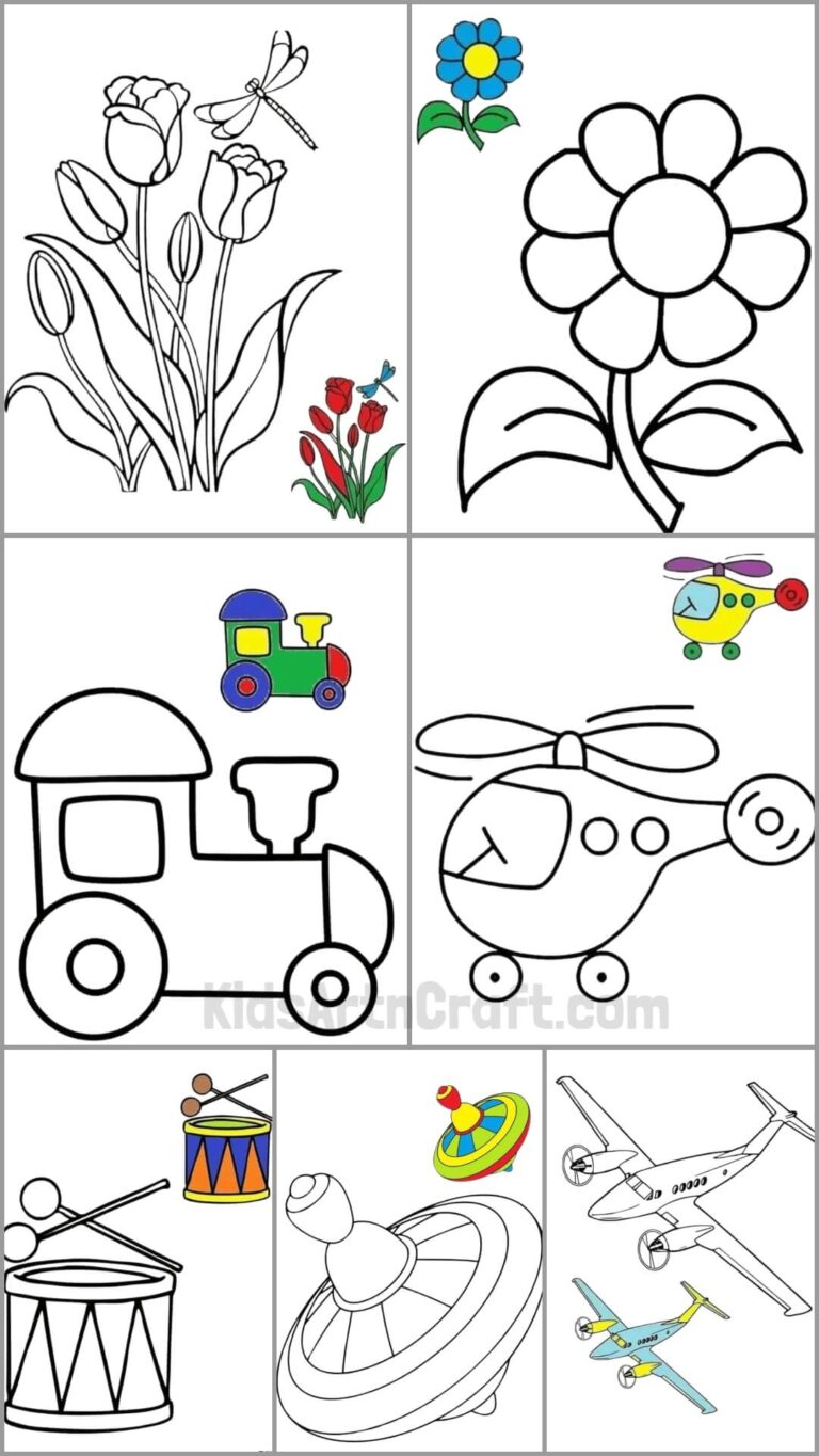 Creative Worksheets With Coloring Pages - Printable Activities - Kids ...